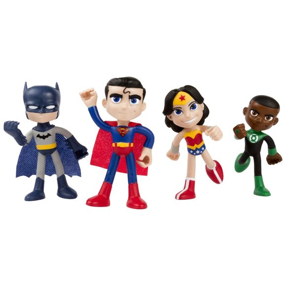 None | Toys | Nj Croce Action Bendalbes 4 Piece Justice League 4 Set ...